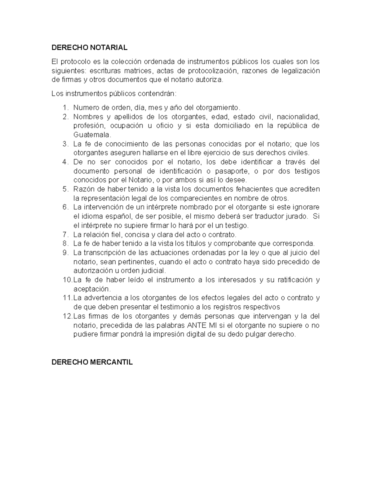 DERECHO NOTARIAL: Repaso y Material de Estudio - Studocu