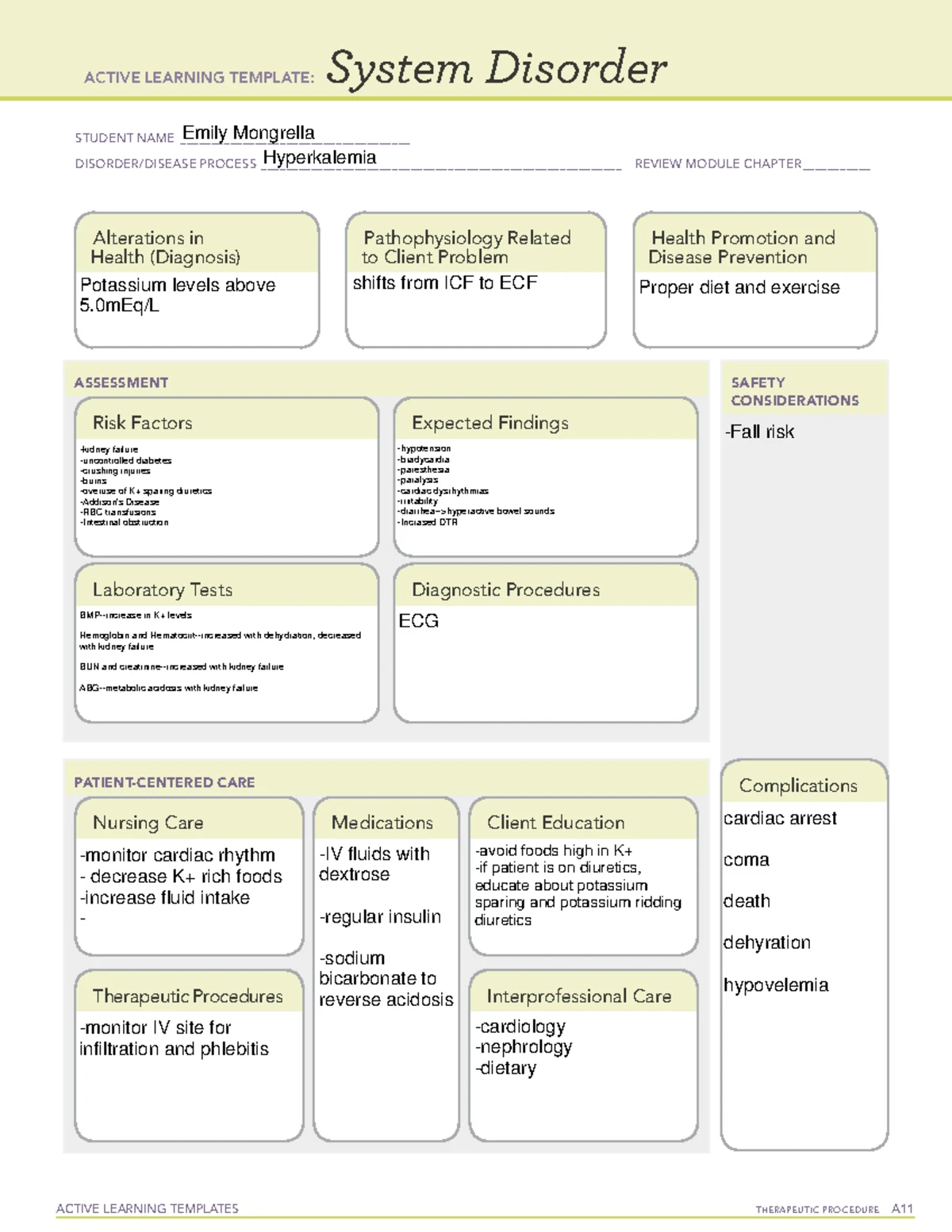 Oxygen Therapy ATI Template - ACTIVE LEARNING TEMPLATES THERAPEUTIC ...