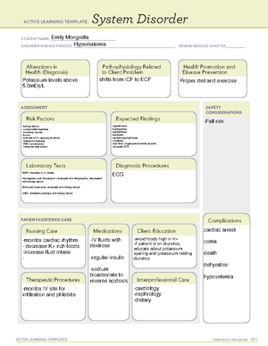 Oxygen Therapy ATI Template - ACTIVE LEARNING TEMPLATES THERAPEUTIC ...