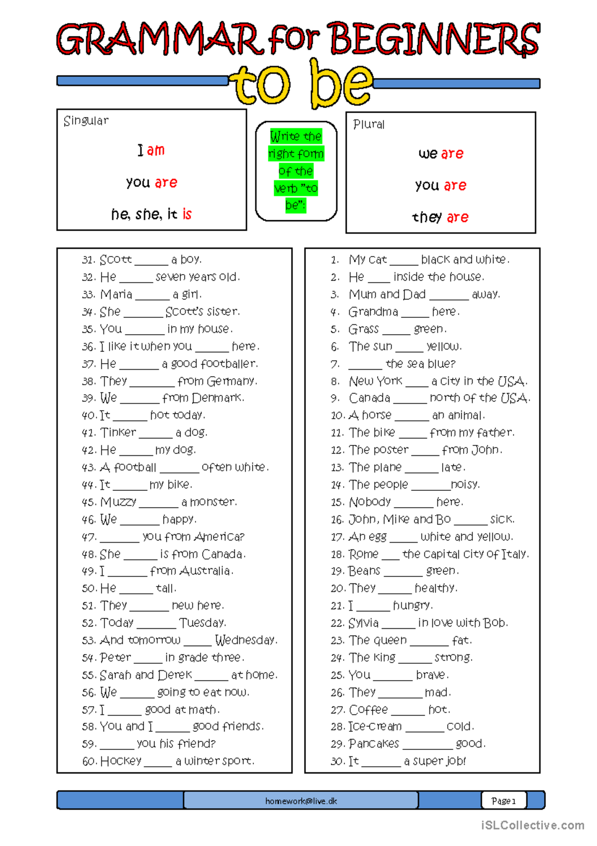 Grammar for Beginners: Singular & Plural Forms (ENG101) - Studocu