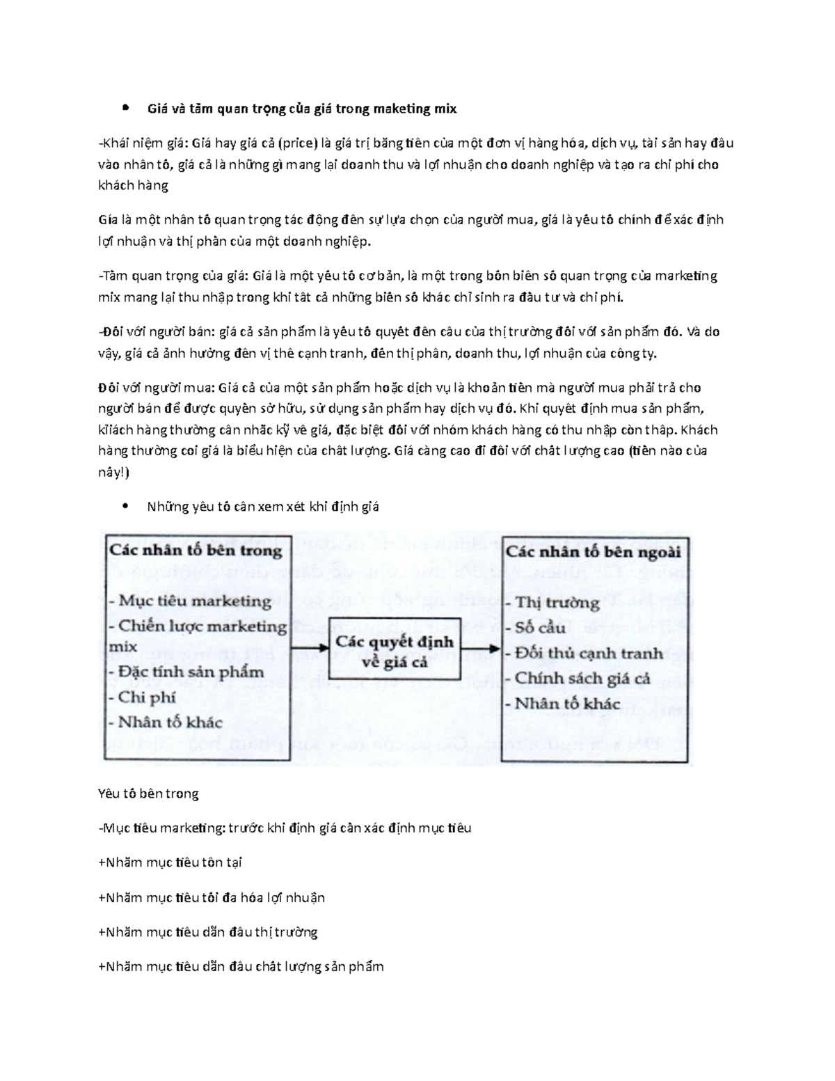 Giá và tầm quan trọng của giá trong maketing mix ppt - Giá và tầầm quan tr ng c a giá trong ...