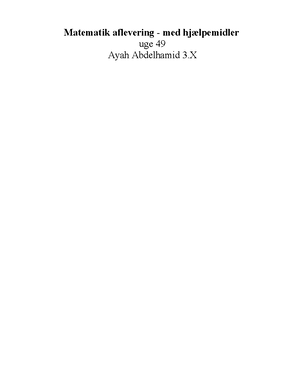 Formelsamling Matematik B stx 2018 - Matematisk formelsamling stx B-niveau maj 2018 Denne udgave ...