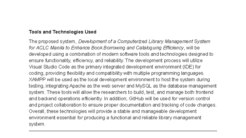 ACLC Manila: Tools & Tech for Computerized Library System Development ...