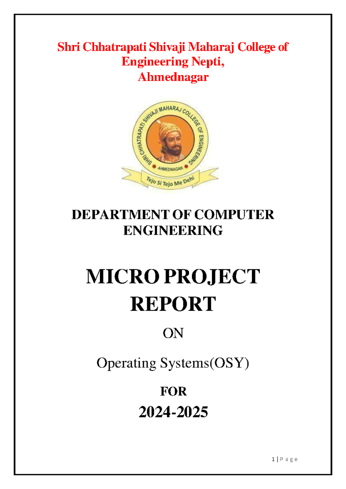 OSY Micro Project Report: Banker’s Algorithm for Deadlock Management - Studocu