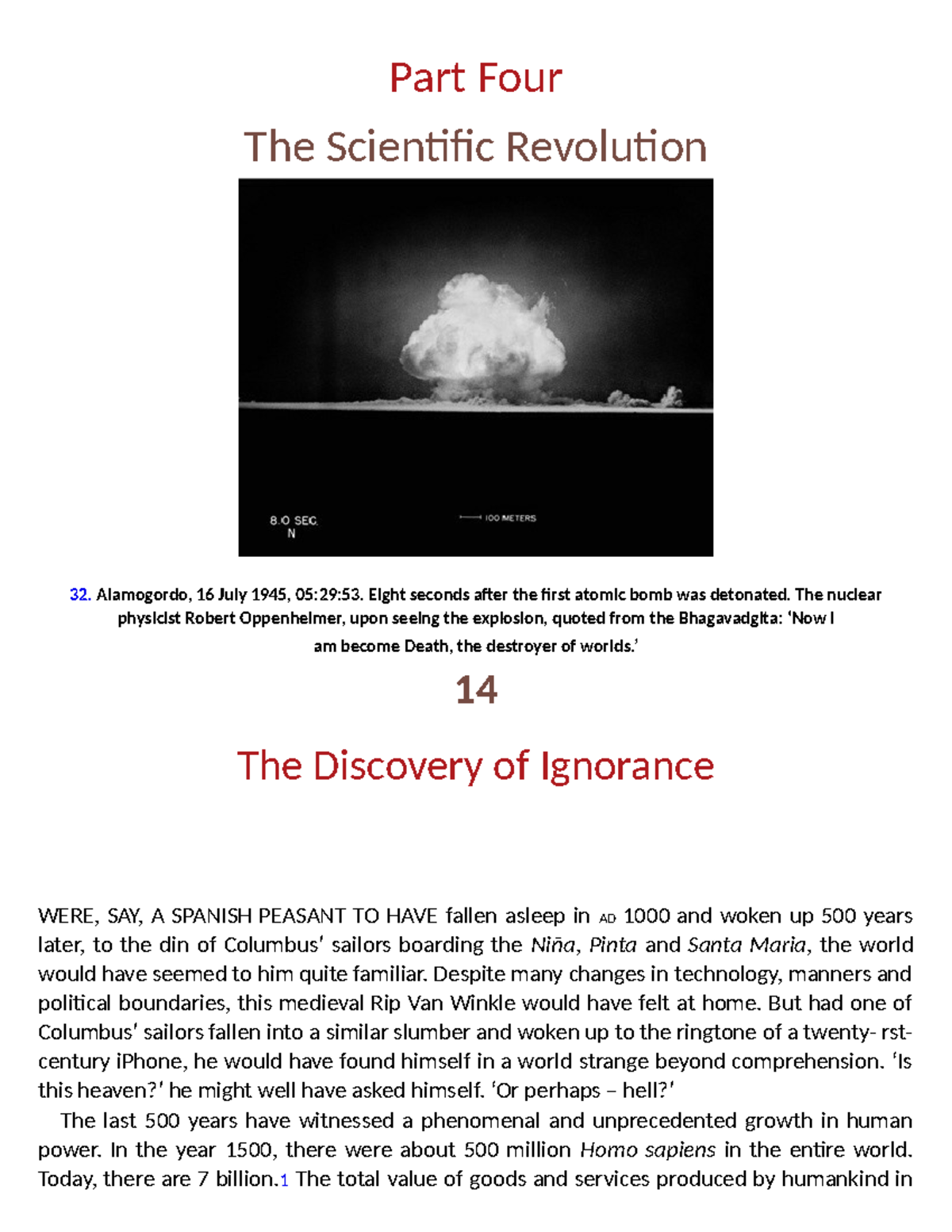 M1 Lecture Notes: The Scientific Revolution and Its Impact - Studocu