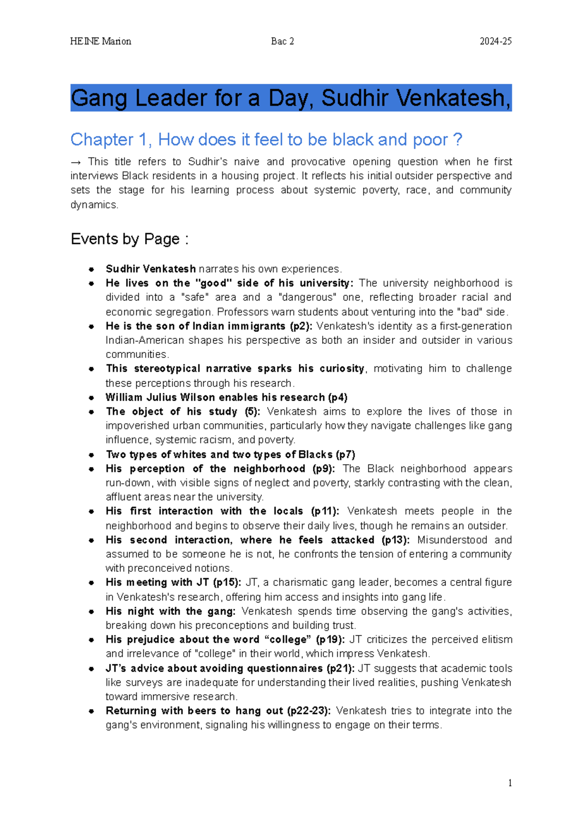 Gang Leader for a Day: Résumé, Analysis, Characters & Key Questions ...