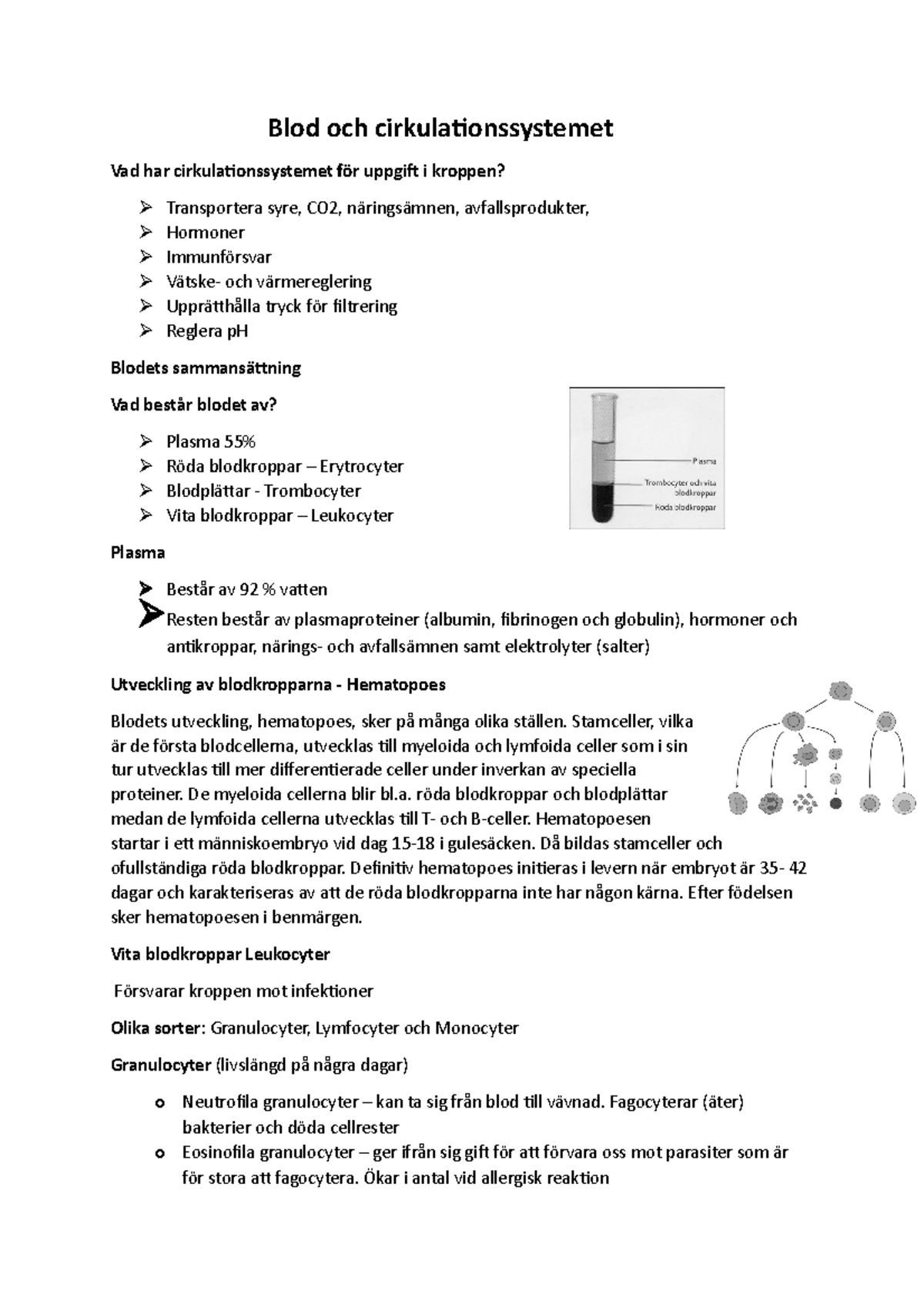 Cellens Struktur och Funktion i Människokroppen: En Översikt - Studocu