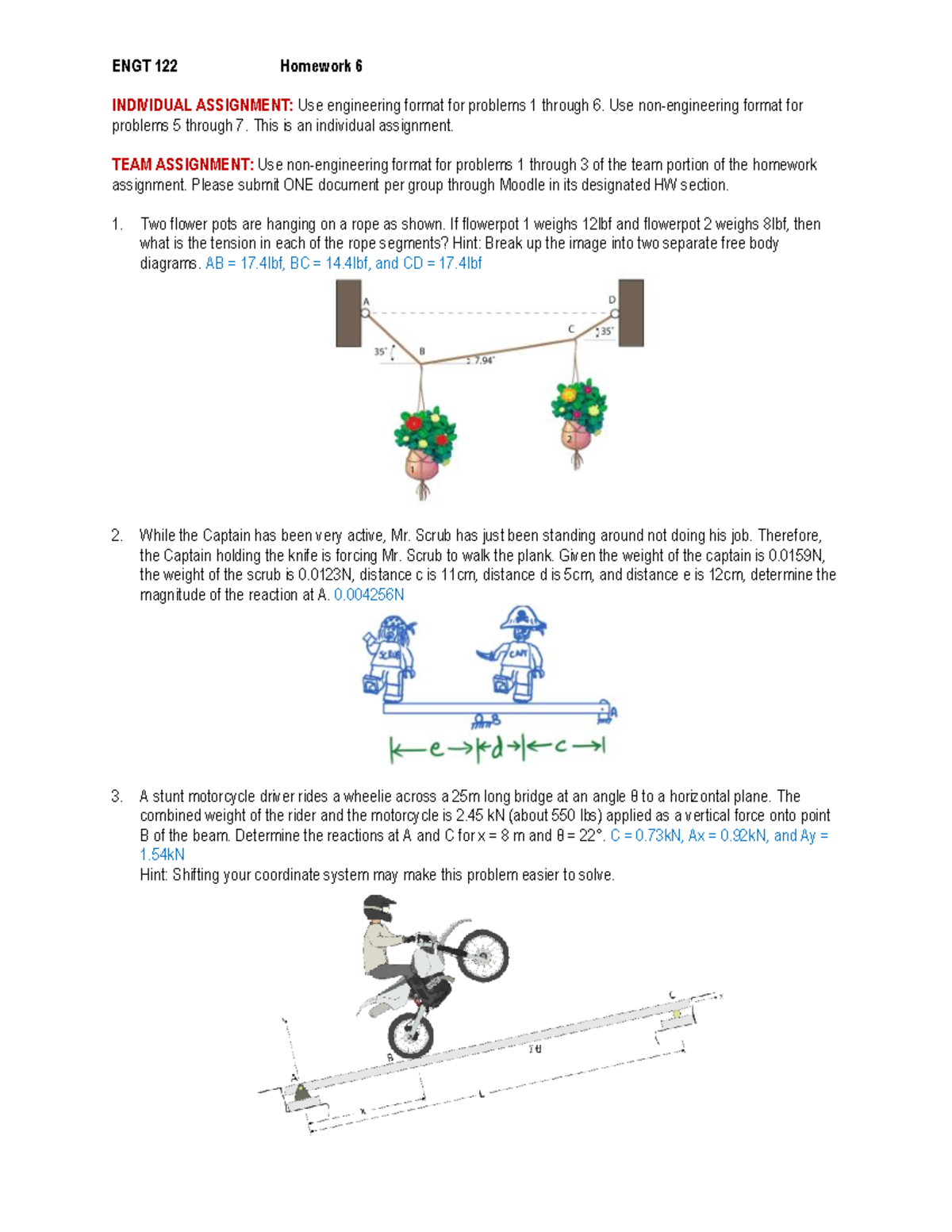 Homework 6 ENGT122 - Engineering & Non-Engineering Formats - Studocu