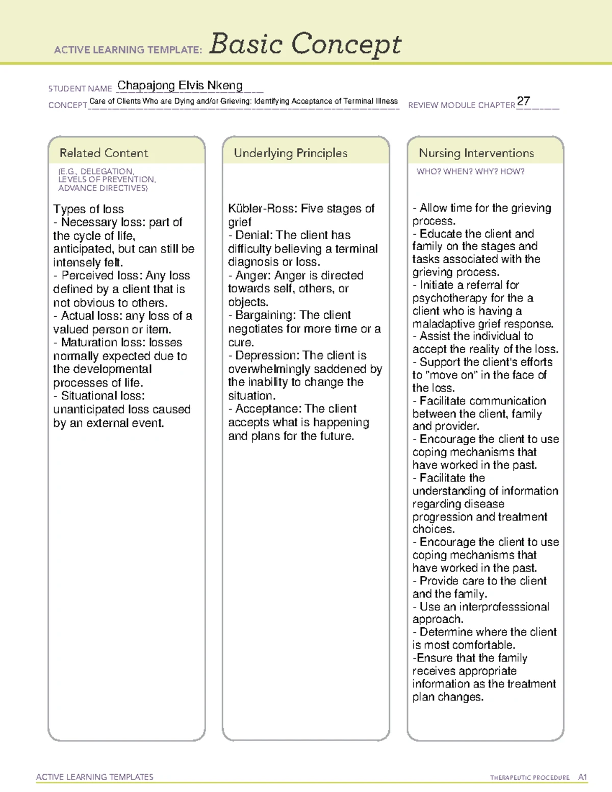 Chapter 12 Client Safety (Priority Sequence of Actions When Responding ...