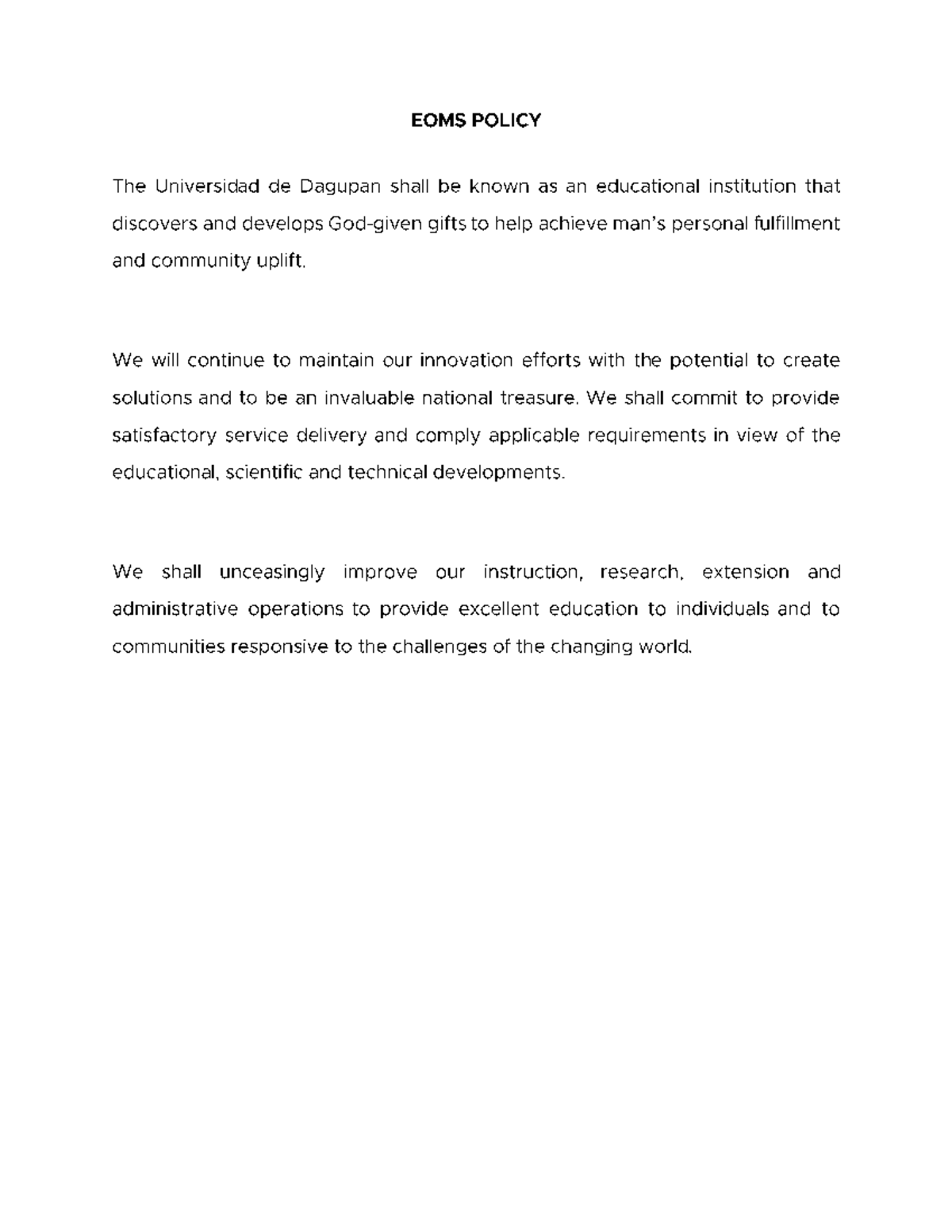 1020240910172608 - EOMS Policy Overview and Commitment to Excellence ...