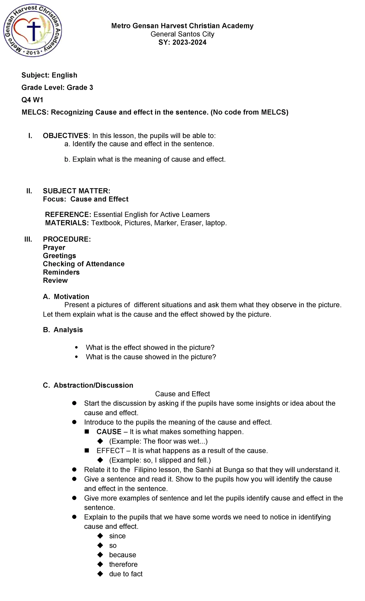 AP 3 Week 4 Lesson on Physical Characteristics of NCR - Studocu