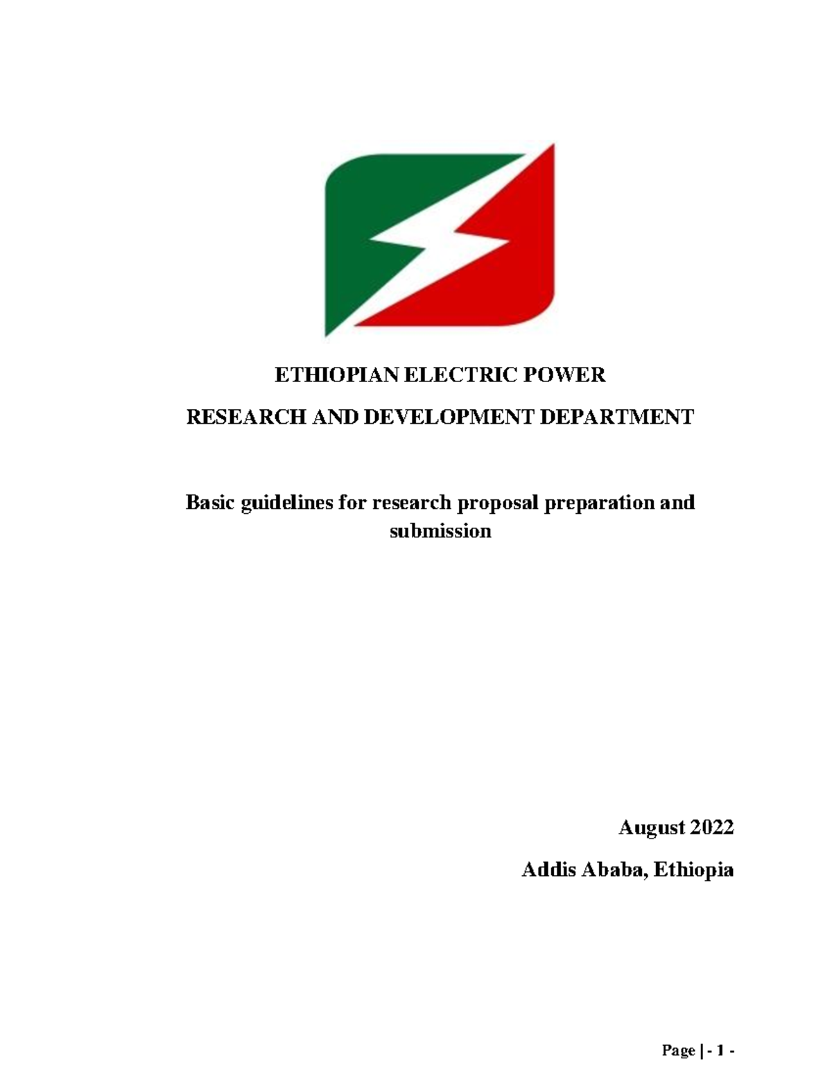 Basic Guidelines for Research Proposal Prep & Submission (EEP) - Studocu