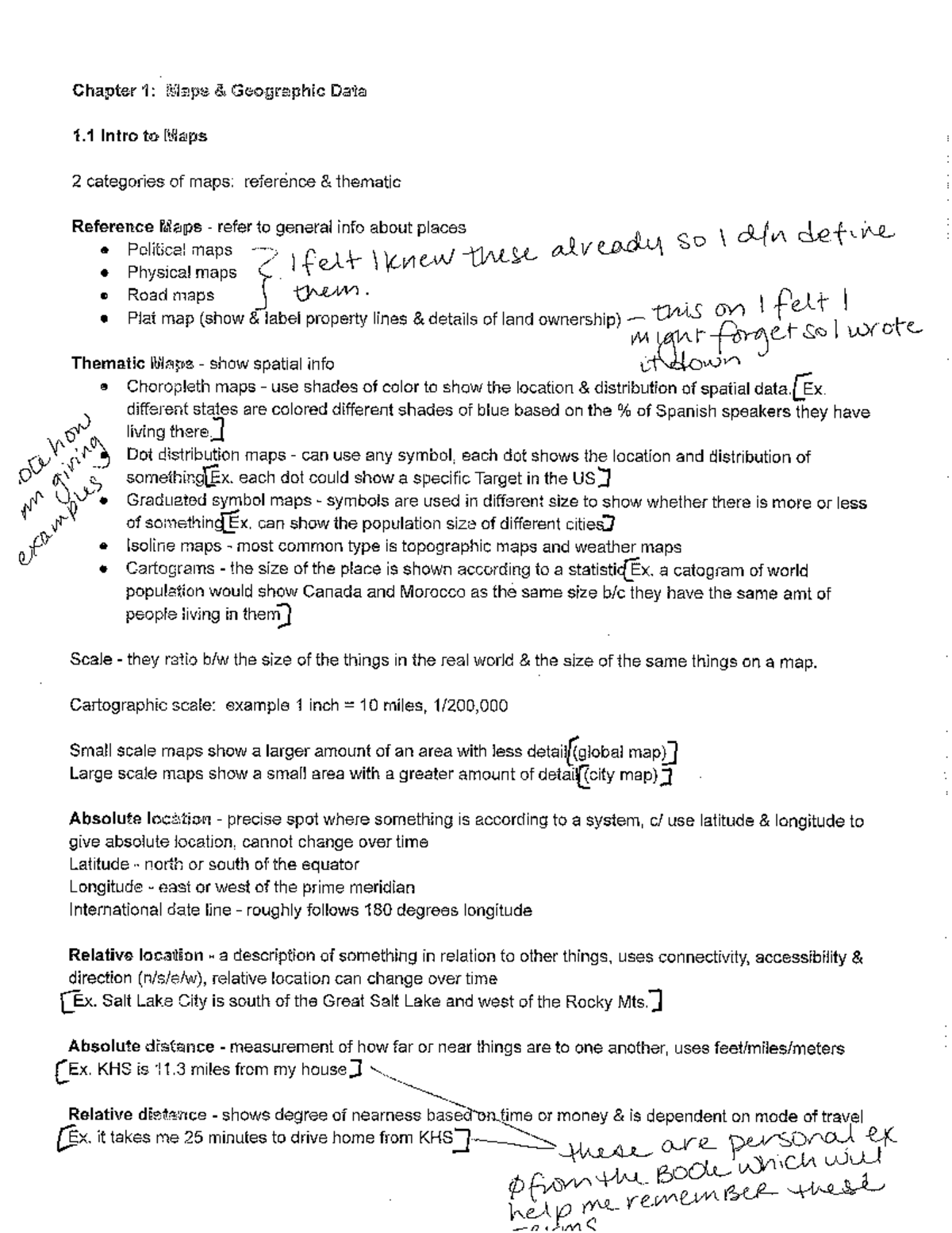 Annotated Notes for Chapter 1 - Amsco - Studocu