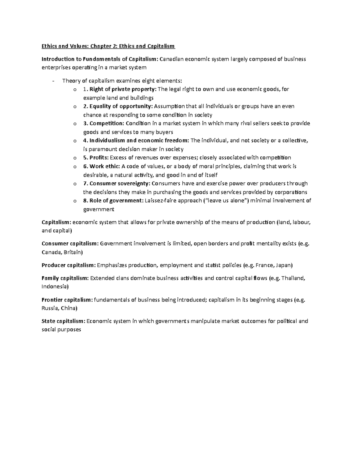 Ethics and Values Ch. 2 - Ethics and Values: Chapter 2: Ethics and ...