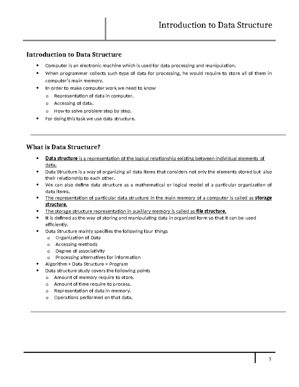 DSA Notes TM: Comprehensive Guide to Data Structures and Algorithms ...