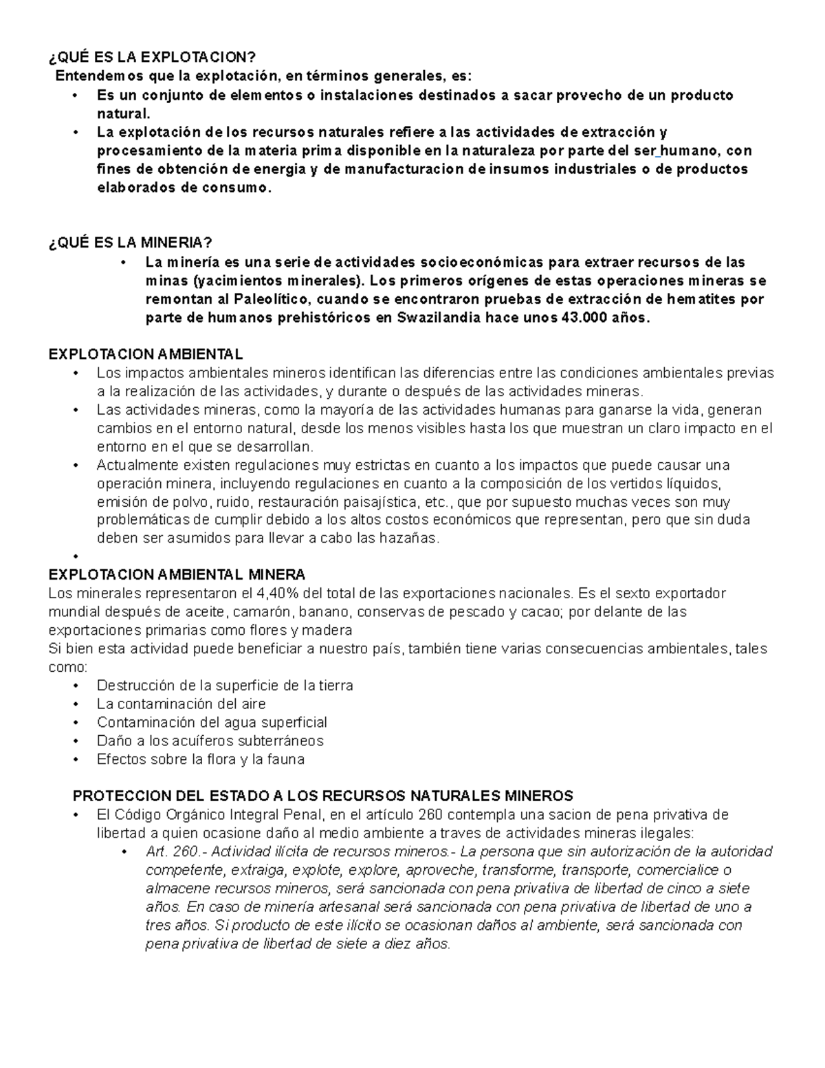QUÉ ES LA Explotacion - ¿QUÉ ES LA EXPLOTACION? Entendemos que la ...
