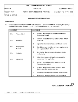 [Solved] Lesson plan grade 1 sepedi home language week 1 term 3 ...