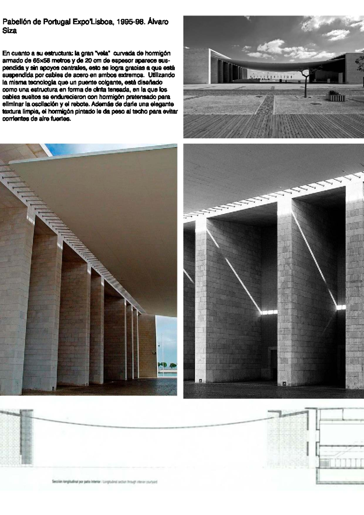 Pabellón de Portugal: Análisis de la Estructura de Álvaro Siza - Studocu