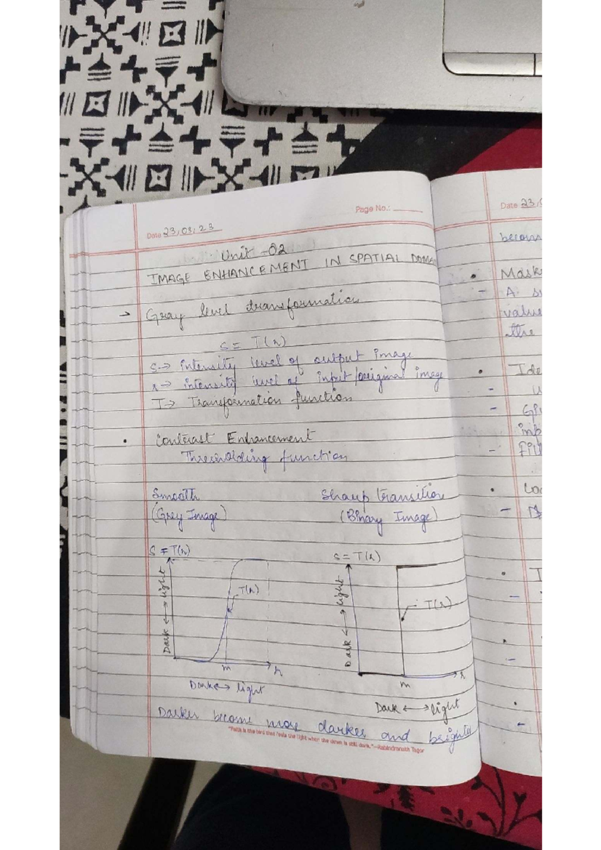 Unit-02 DIP: Image Enhancement Techniques in Spatial Domain - Studocu