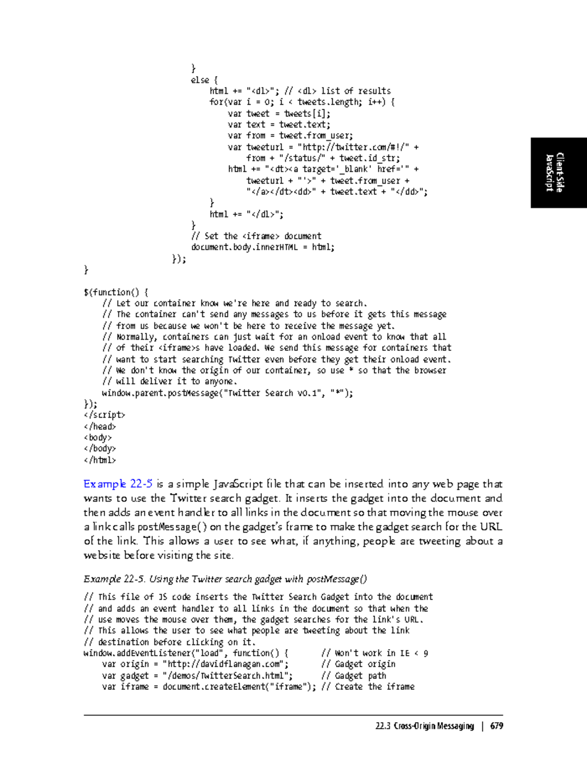 Web Programming Using Java Script Else Html List Of