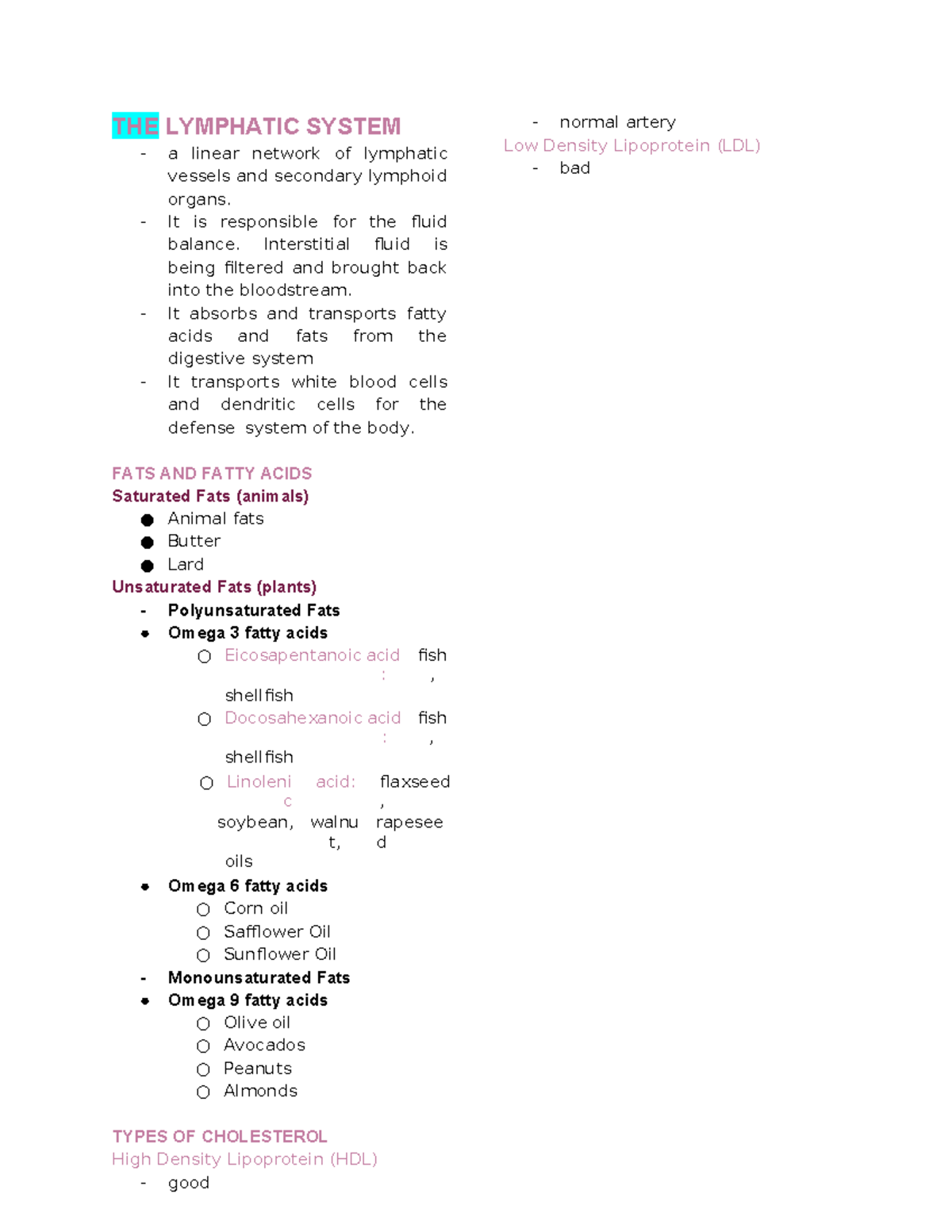 General Biology: The Lymphatic, Excretory, Endocrine, and Reproductive ...
