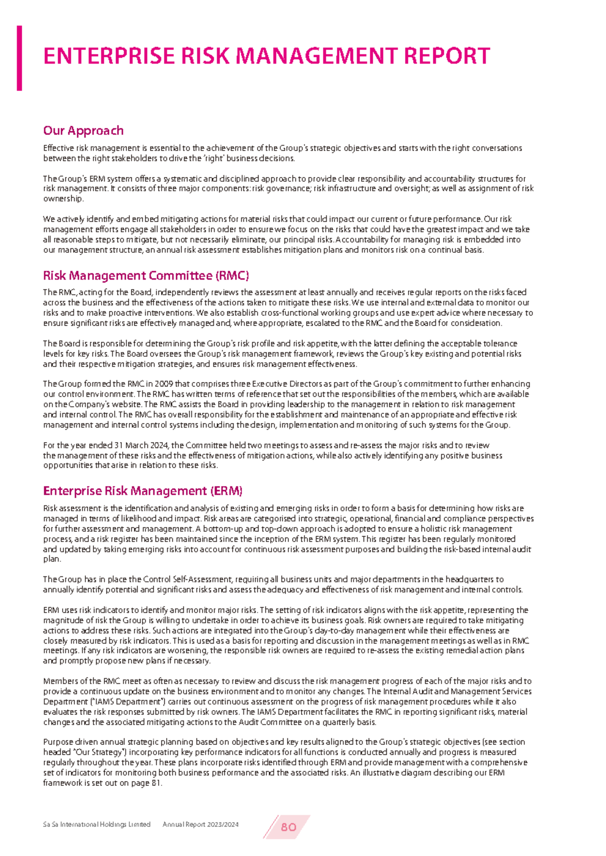 ERM Report: Comprehensive Enterprise Risk Management Strategies - Studocu