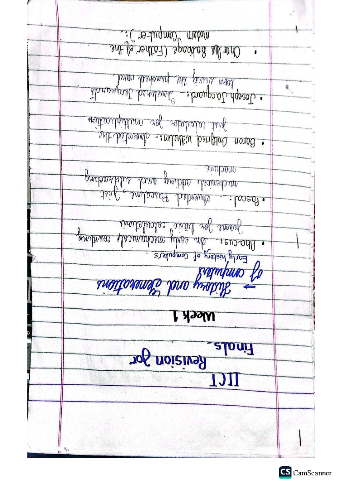 CS LICT Final Exam Revision: History, Generations & Key Concepts - Studocu