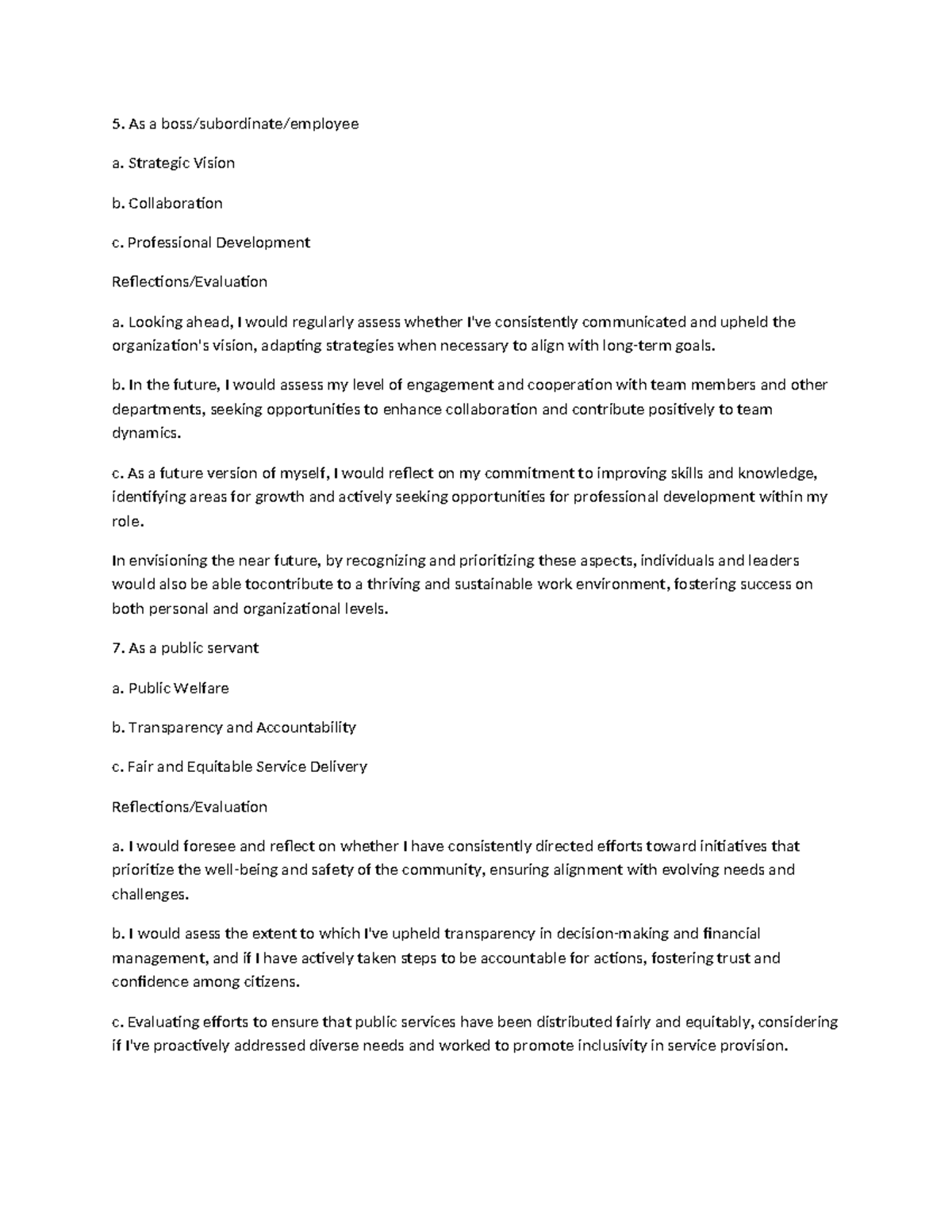 5 7 CWTS - Reflective Engagement Activities for Public Service - Studocu