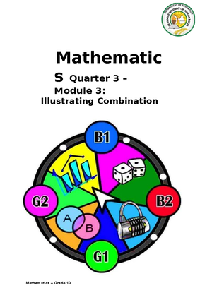 5 Q3 Math - Module 5 for Quarter 3 Mathematics 10 - Mathematics Quarter ...