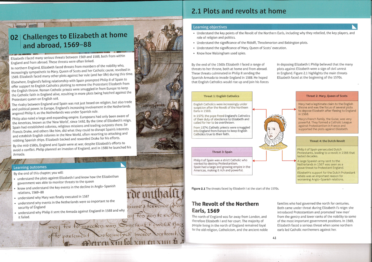 2.1 Plots and revolts at home: challenges to Elizabeth I, 1569-1588 ...