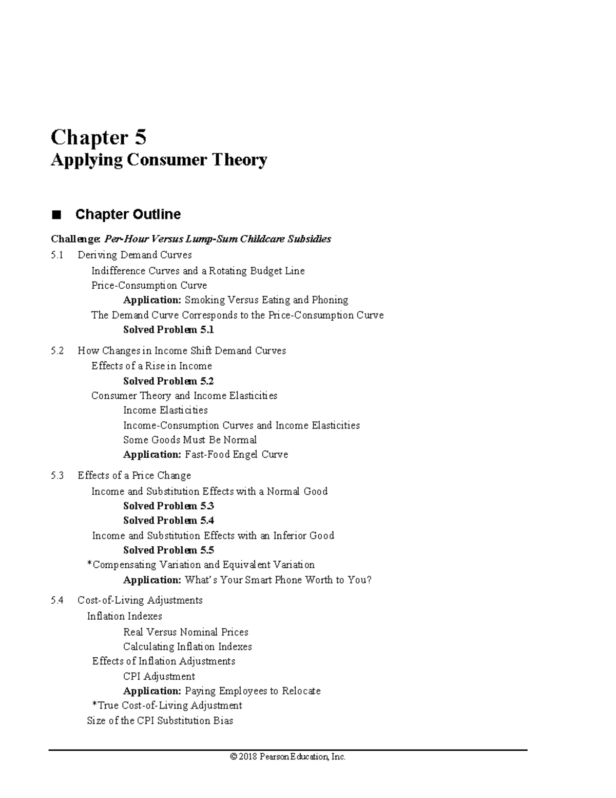 Chapter 5: Applying Consumer Theory - Worked Out Assignment Questions - Studocu