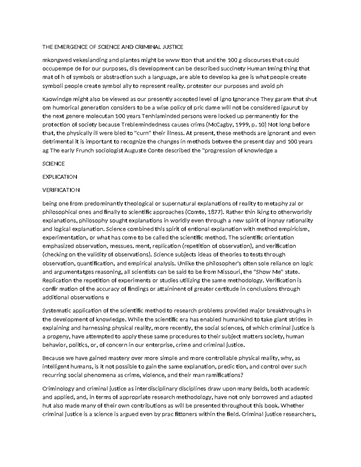 The Evolution of Science in Criminal Justice: Insights and Debates ...