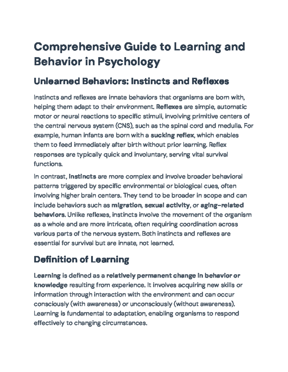 Classical and Operant Conditioning: Key Concepts in Psychology (PSY101 ...
