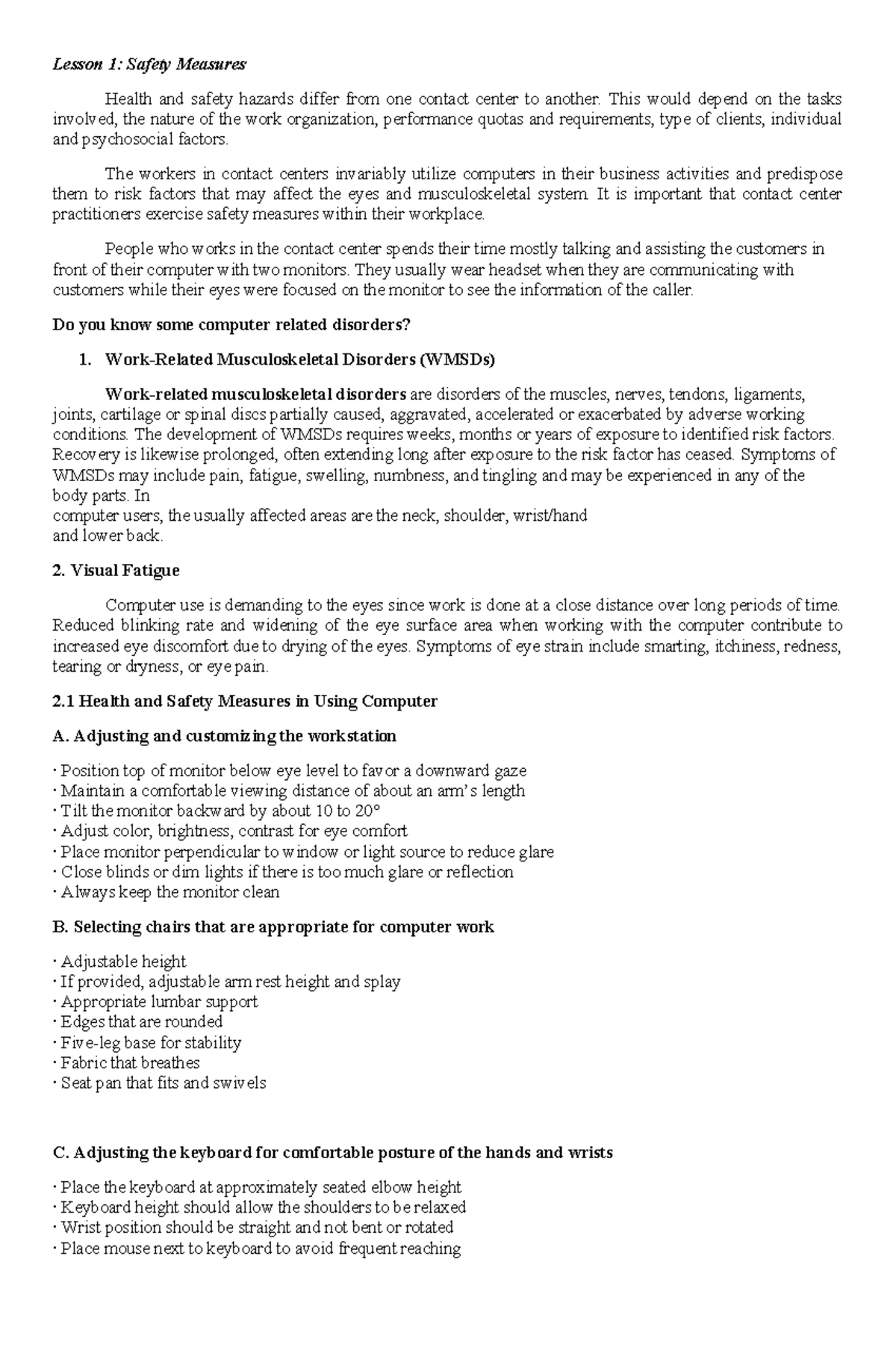 Lesson PLAN- Audio Information - LESSON PLAN Media and Information ...