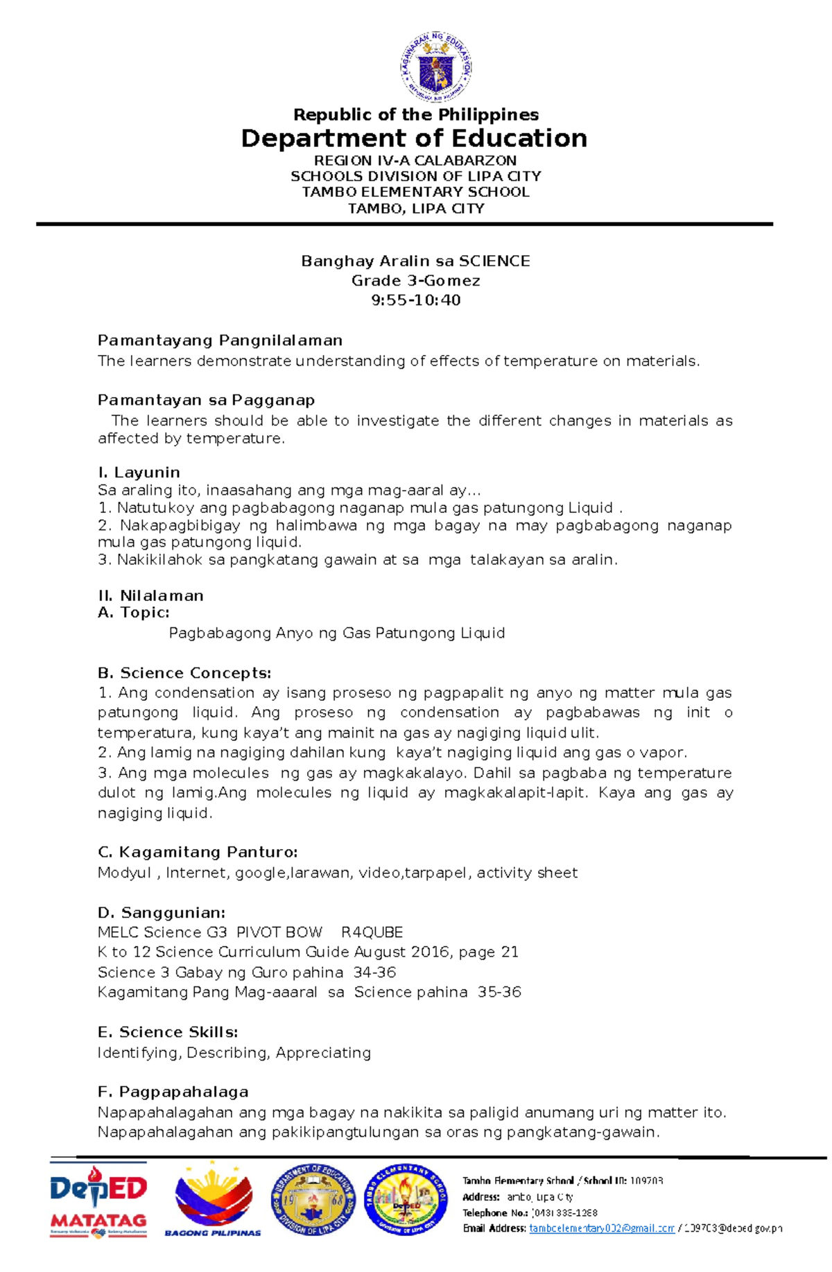 1st-COT-DLP-Q1 2024-2025 - Department of Education REGION IV-A ...