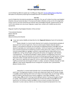 [Solved] answer this question about bipolar disorder panic disorder and ...