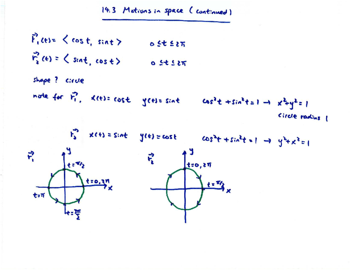Lesson 7: Motions in Space - Understanding Circular Motion (14) - Studocu