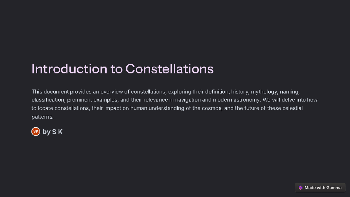 Introduction-to-Constellations - c language - Introduction to ...