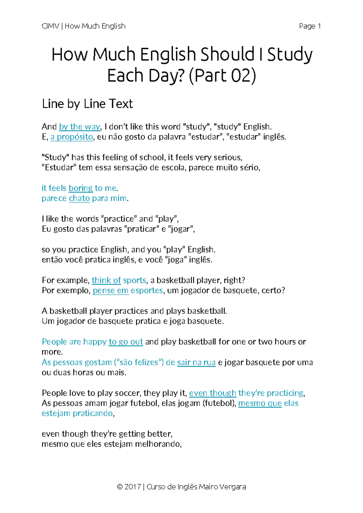 M19V108 How Much English 02 (Text) - How Much English Should I Study ...