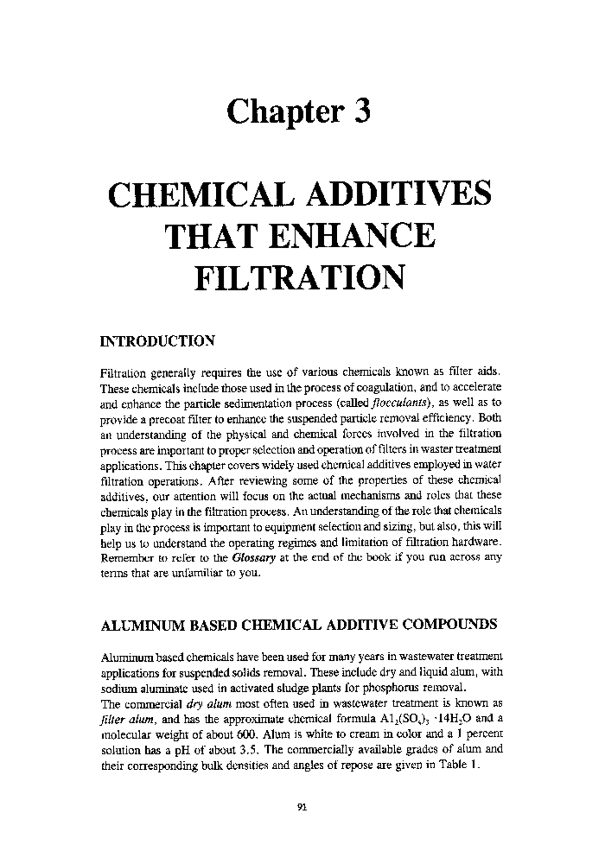 Chapter 3: Chemical Additives Enhancing Filtration in Water Treatment ...