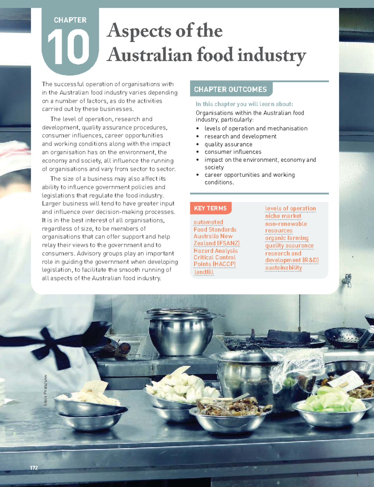 12FTE - Chapter 10: Aspects of the Australian Food Industry - Studocu