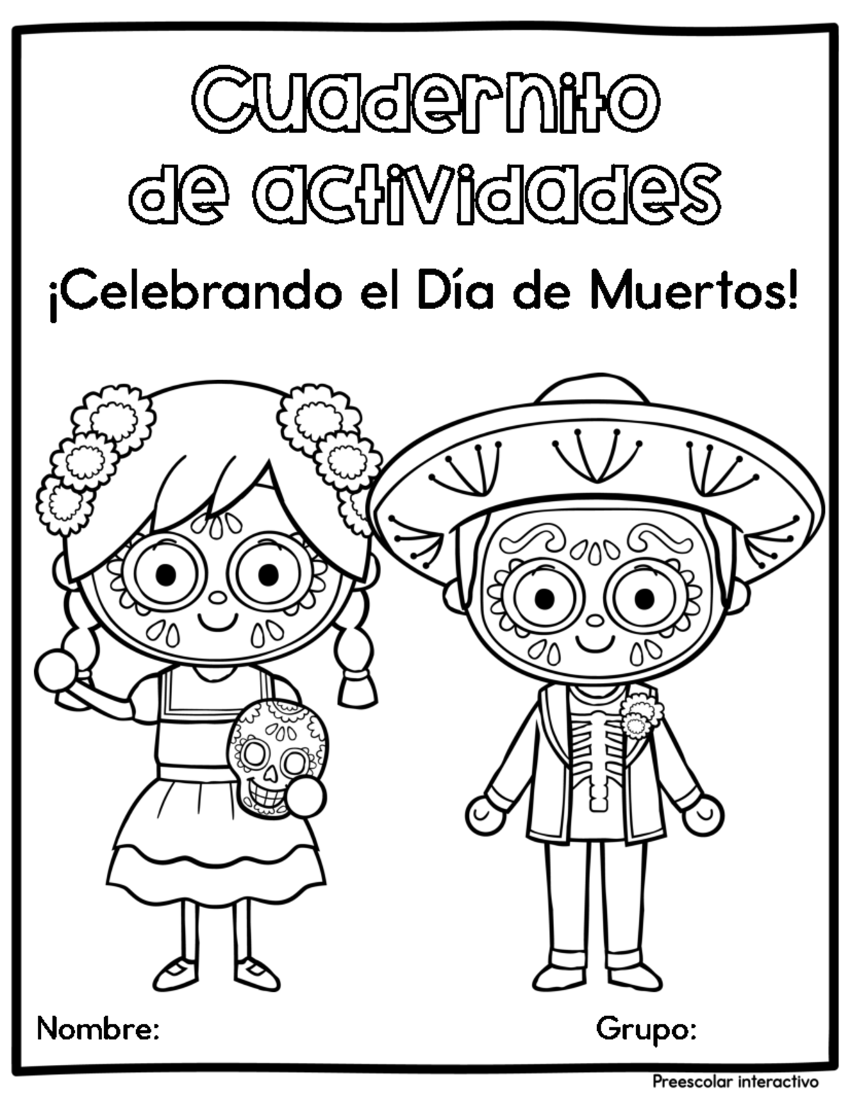 Actividades Interactivas para el Día de Muertos: Colores y Cálculos ...