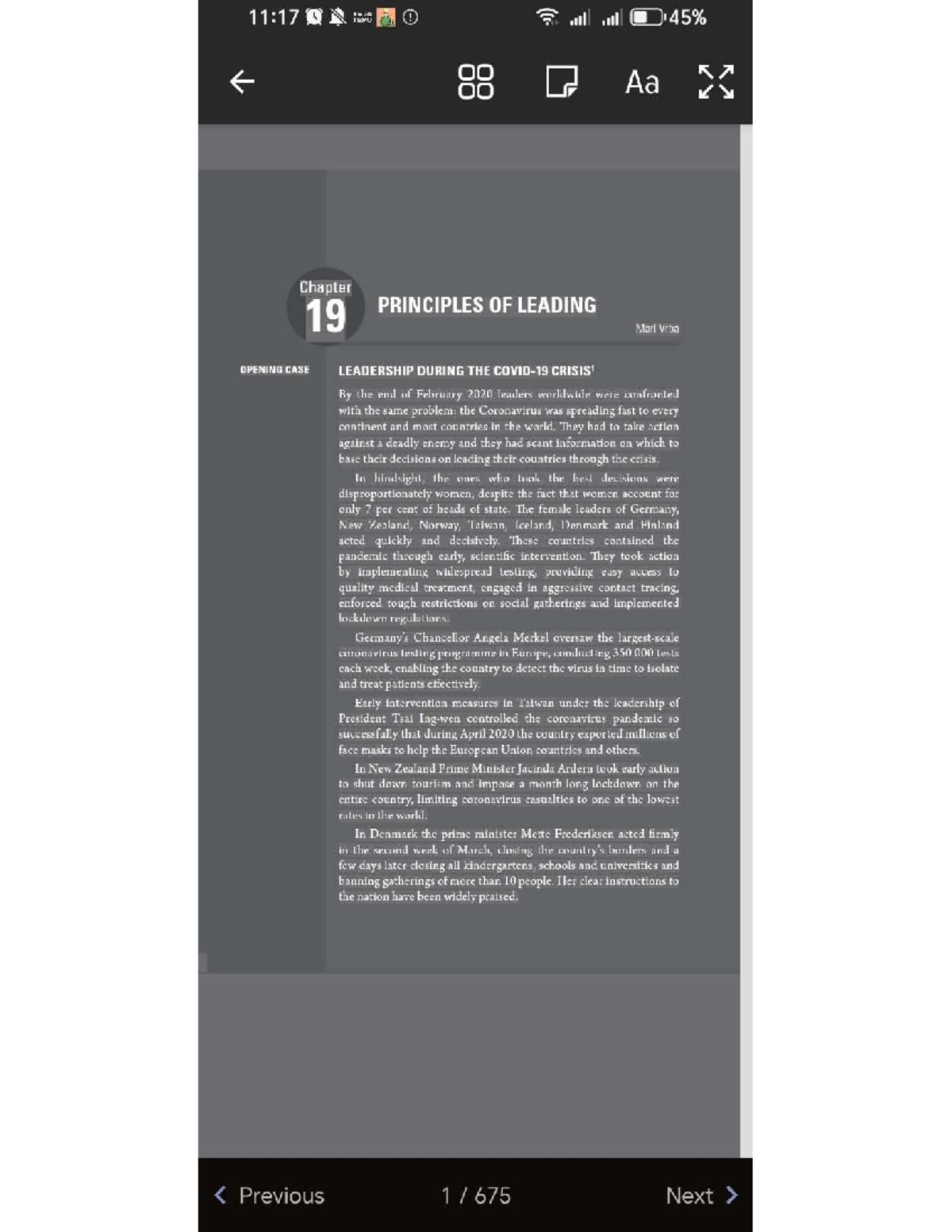 Chapter 19: Principles of Leading in Contemporary Management Principles ...
