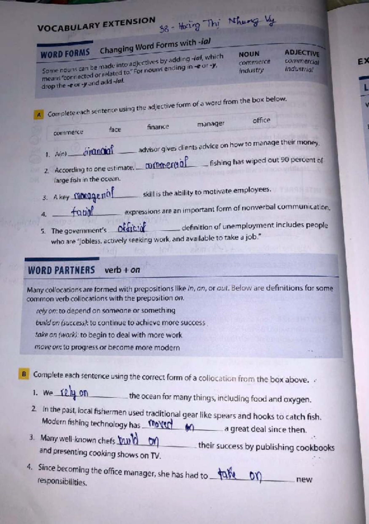 (6)AB74 - Vocabulary Extension: Word Forms and Collocations - Studocu