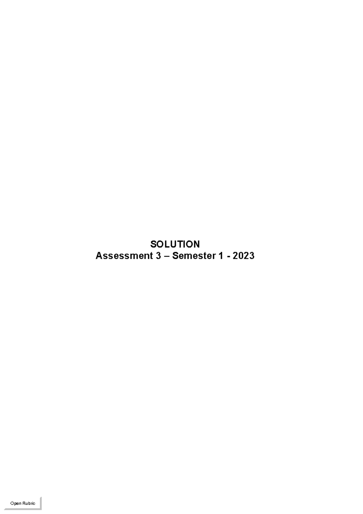FAC 2602 2023 S1 Assessment 3 Solution - Student Version Analysis - Studocu