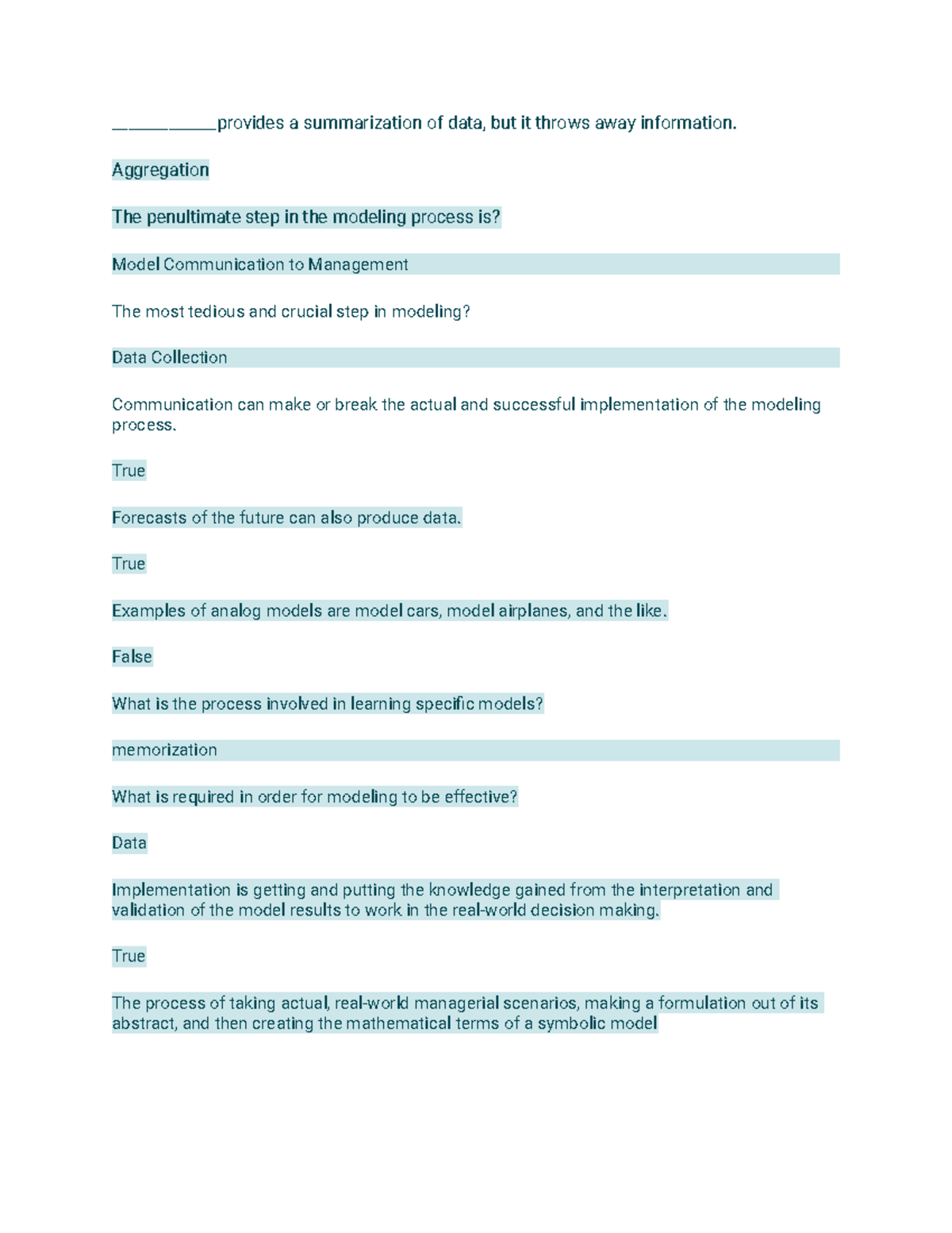 Management Science - Assignment 002 - _____________provides a ...