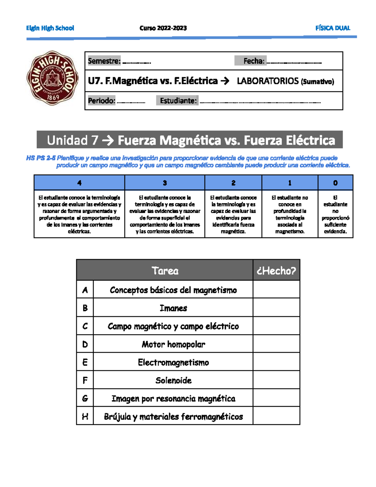Laboratory Packet Magnets - Studocu