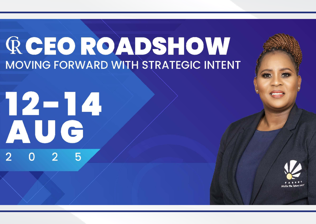 FASSET CEO Strategic Roadshow Updates & Skills Development Plan - Studocu