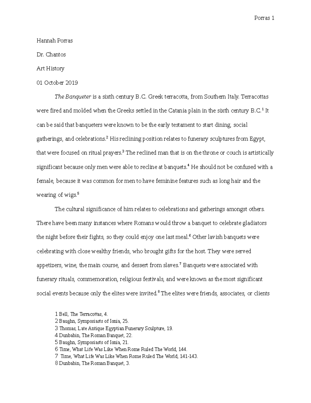 Copy of The Banqueter - Hannah Porras Dr. Chantos Art History 01 ...