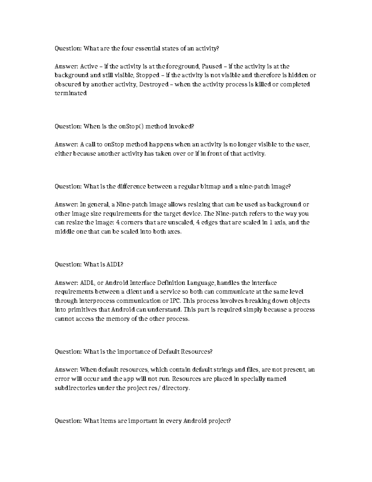 MIT Essay Astronomy FS1AC - Question: What are the four essential ...